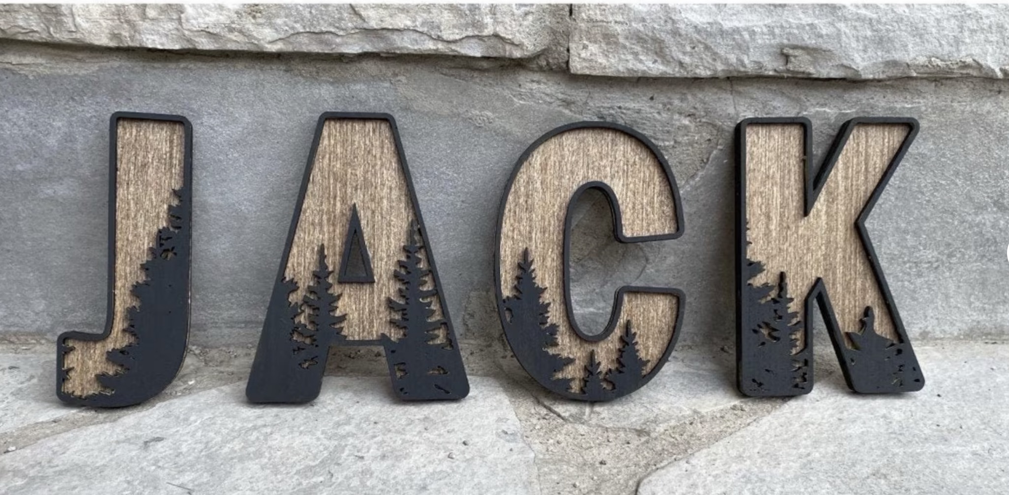 Forest Name Sign - Elegant Engraving